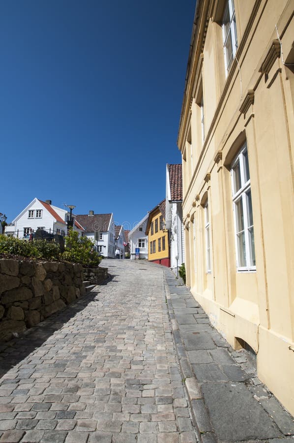 Norwegian street stock image. Image of view, white, street - 30726591