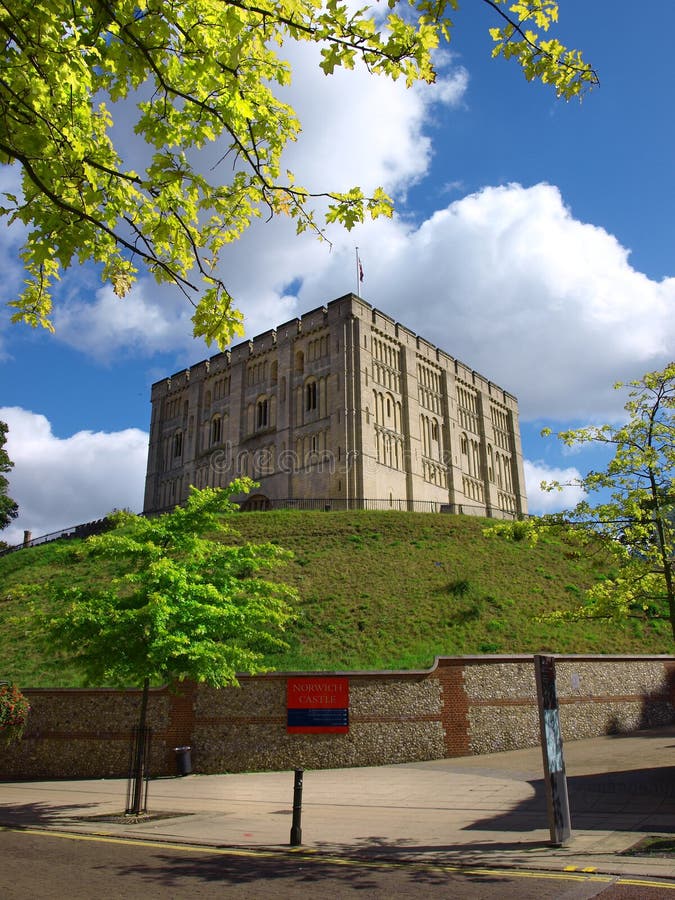 Norwich Castle stock photo. Image of square, mound, historic - 10842058