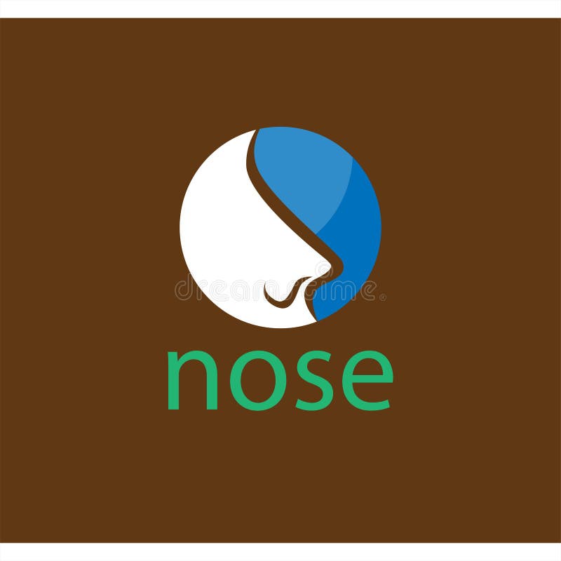 Nose Abstract Logo Vector Element. Nose Logo Template Stock Vector ...