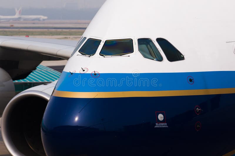 Nose of jet aircraft stock image. Image of plane, airplane - 2717605