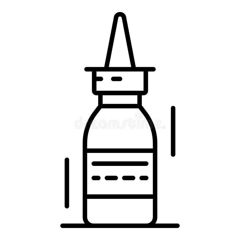 Nose Clean Strip Icon, Cartoon Style Stock Vector - Illustration of ...