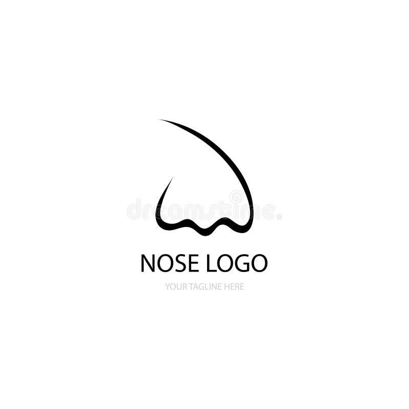 Nose icon logo free vector stock vector. Illustration of simple - 247862850
