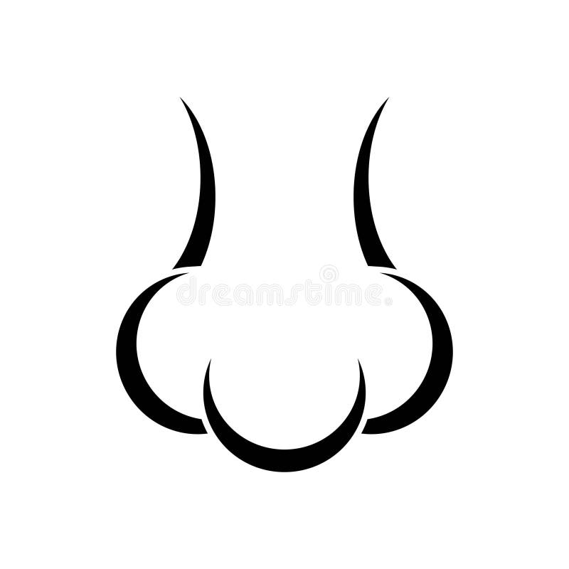 Nose Icon,logo Illustration Design Template Stock Vector - Illustration ...