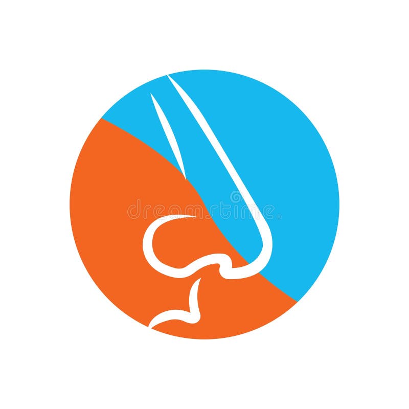 Nose Icon,logo Illustration Design Template Stock Vector - Illustration ...