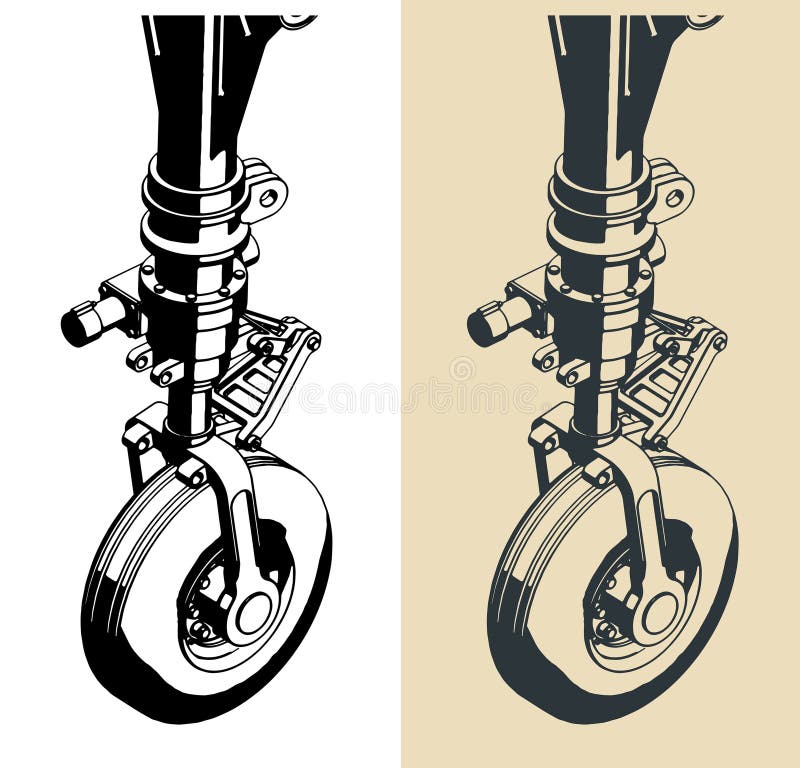 Nose Landing Gear Stock Illustrations – 111 Nose Landing Gear Stock ...