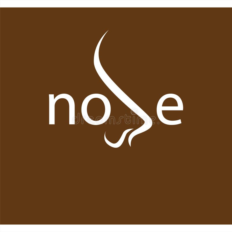 Nose Logo Vector Element. Nose Logotype Stock Vector - Illustration of ...