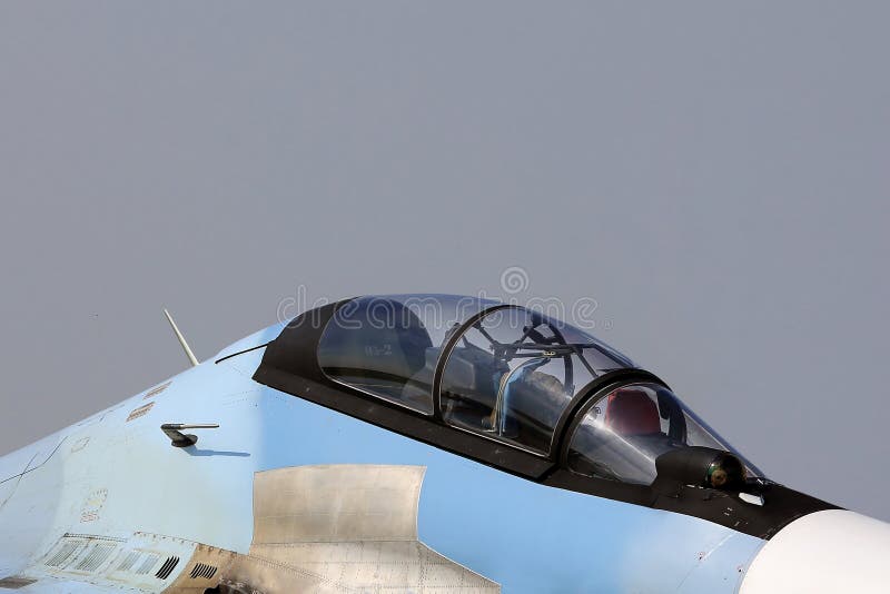 Nose of the Military Aircraft Stock Photo - Image of display, fighter ...