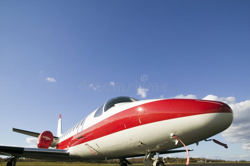 Private Jet On Runway Picture. Image: 83059012