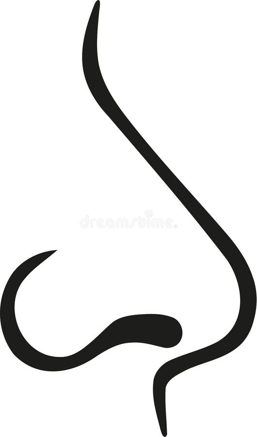 Nose profile face stock vector. Illustration of icon - 107182436