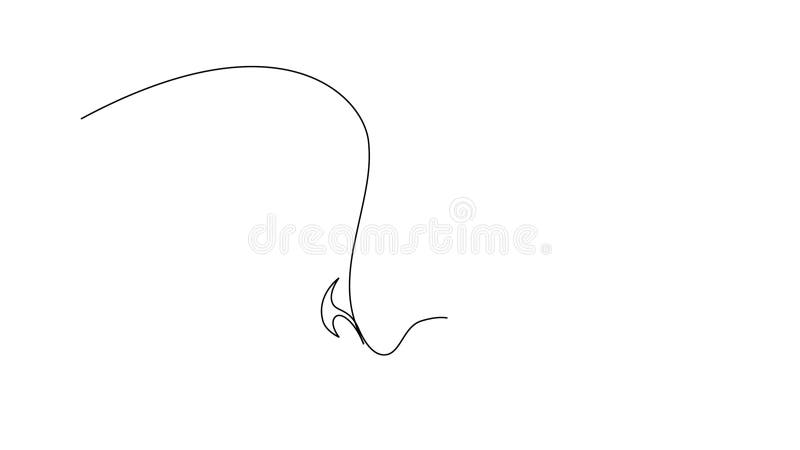 Self Drawing Simple Animation of Continuous One Line Drawing of ...