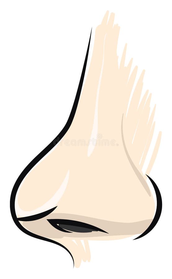 Nose Smelling, Illustration, Vector Stock Vector - Illustration of ...