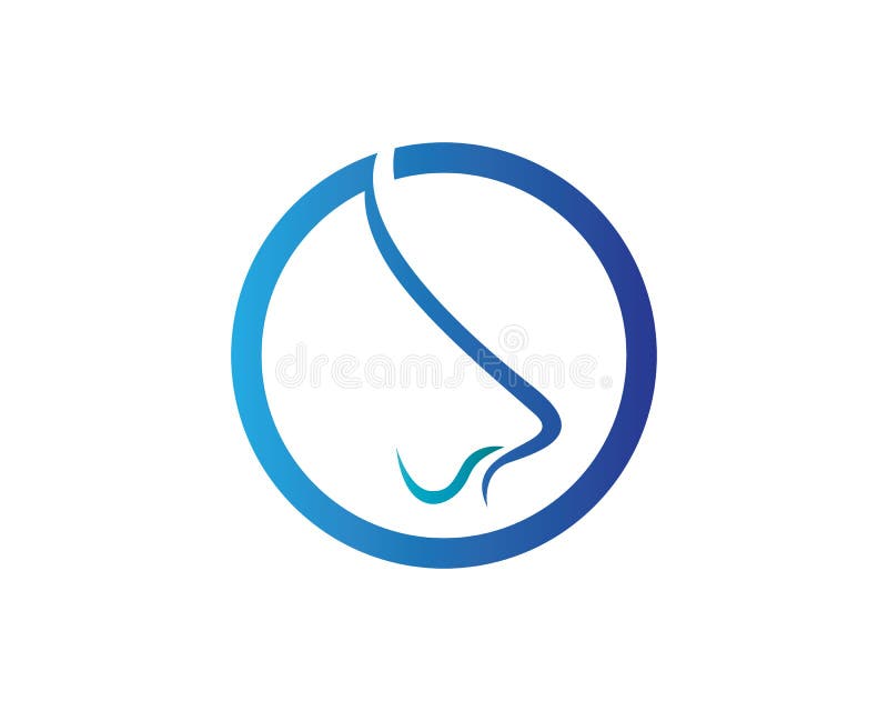 Nose vector icon stock vector. Illustration of drawing - 113899351