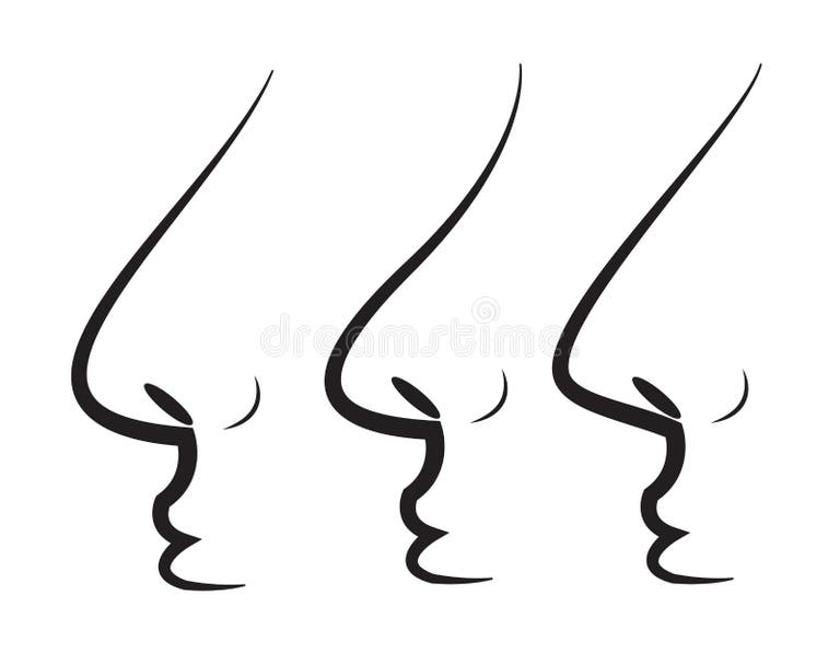 Cartoon Nose Side View Stock Illustrations – 652 Cartoon Nose Side View ...