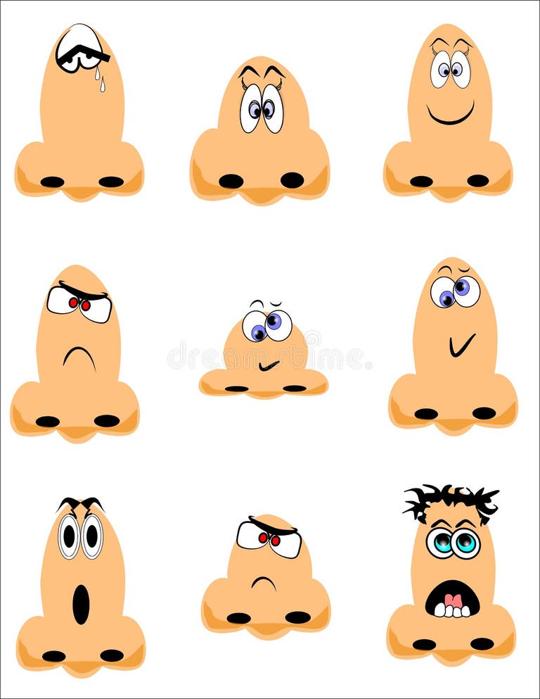 Cartoon Noses Stock Illustrations – 1,888 Cartoon Noses Stock ...