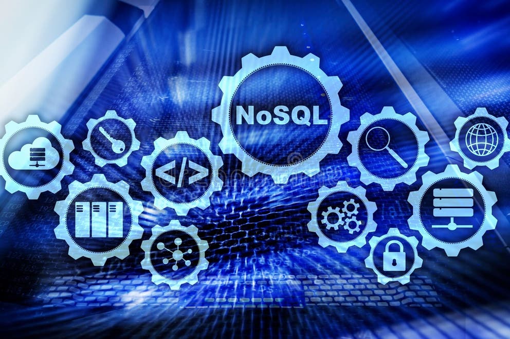 NoSQL. Structured Query Language.Database Technology Concept. Server ...
