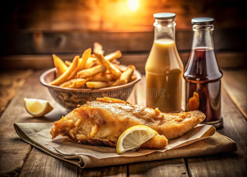 Nostalgia in Every Bite a Timeless British Fish and Chips Shop Serving ...