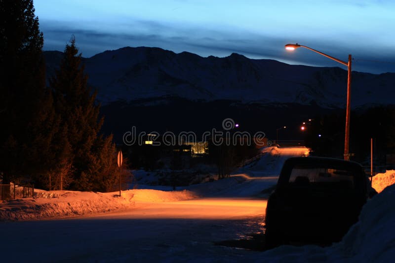 Nostalgia stock photo. Image of view, snow, winter, snowy - 73184378