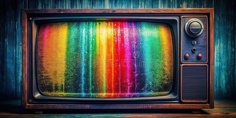 NostalgiaInducing Retro TV Static Noise a Blast from the Past Capturing ...