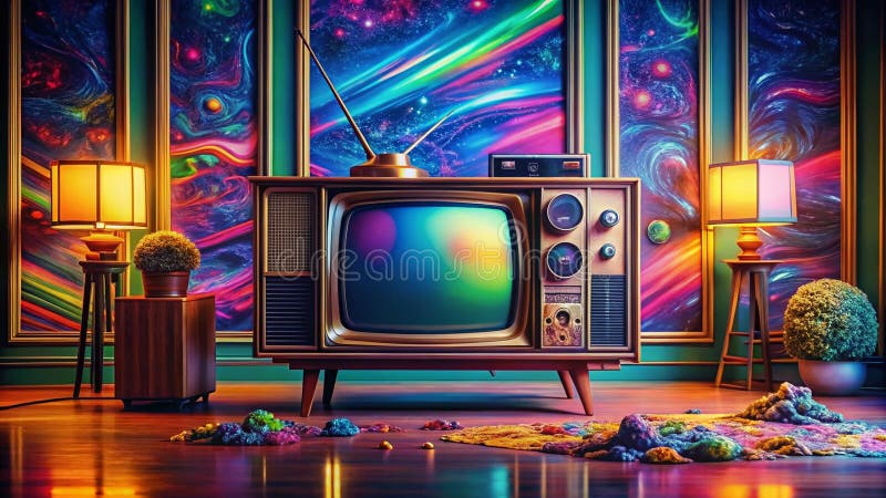 NostalgiaInducing Static a Visual Journey through 80s and 90s Vintage ...