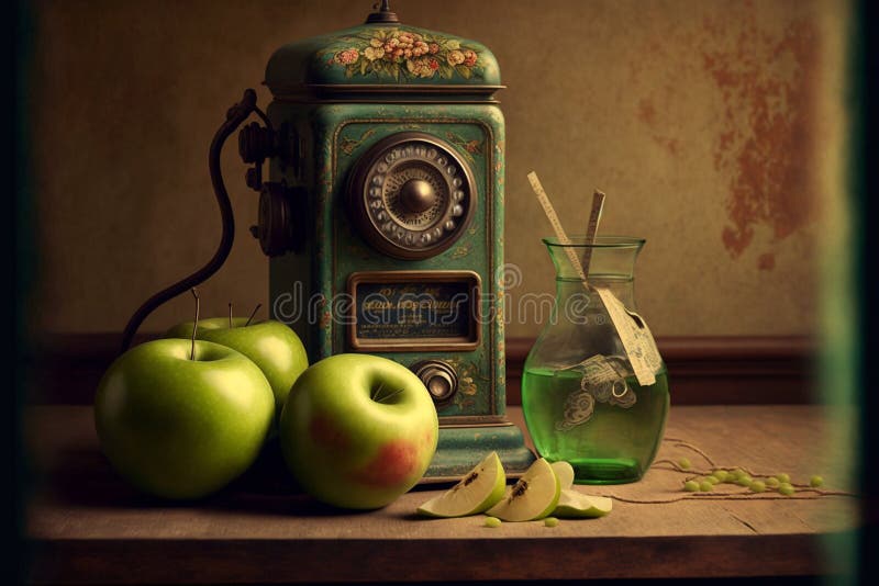 Nostalgic Antique Vintage Still Life with Old Vintage Objects. Ai ...