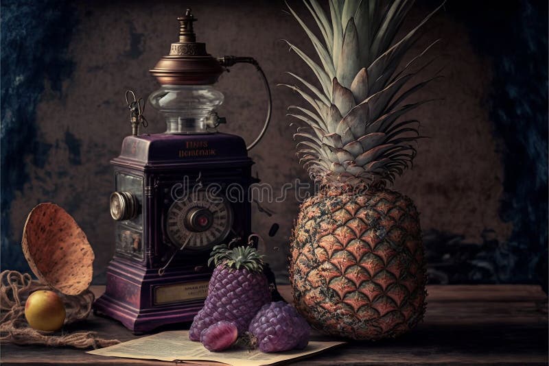 Nostalgic Antique Vintage Still Life with Old Vintage Objects. Ai ...