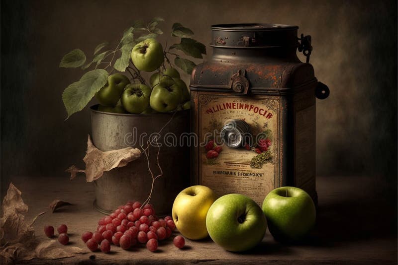 Nostalgic Antique Vintage Still Life with Old Vintage Objects. Ai ...