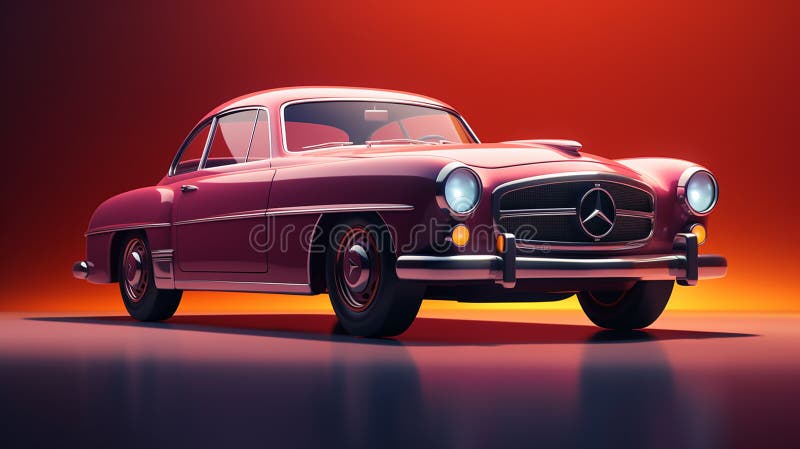Nostalgic Automotive Classic Vintage Car Stock Photo - Image of ...