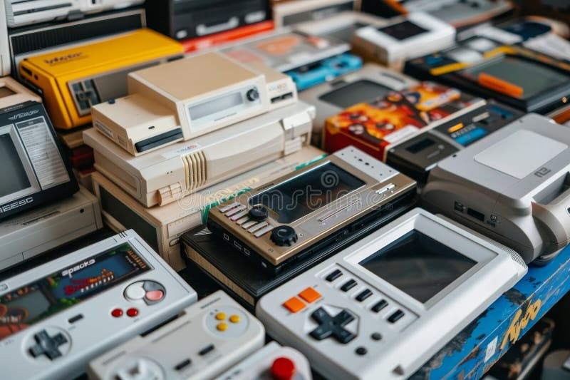 Nostalgic Collection of Popular Devices from the 90s Era - Retro ...
