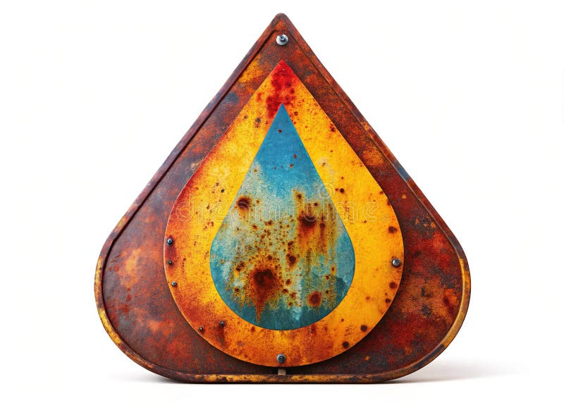 A Nostalgic Glimpse into the Past a Rusted Garage Sign Showcases ...