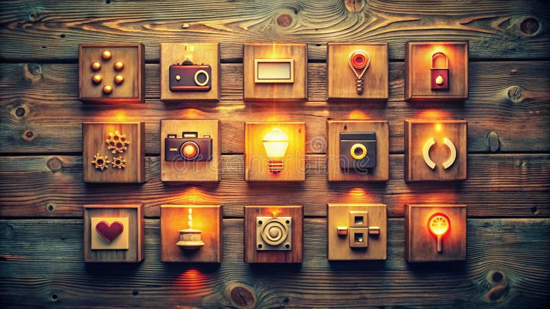 Nostalgic Interface Symbols Vintage Photography Captures Timeless ...