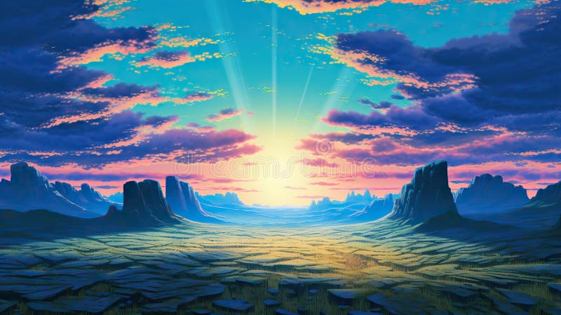 Nostalgic Journey through the 1990s Digital Dreamscape with Retro 3D ...