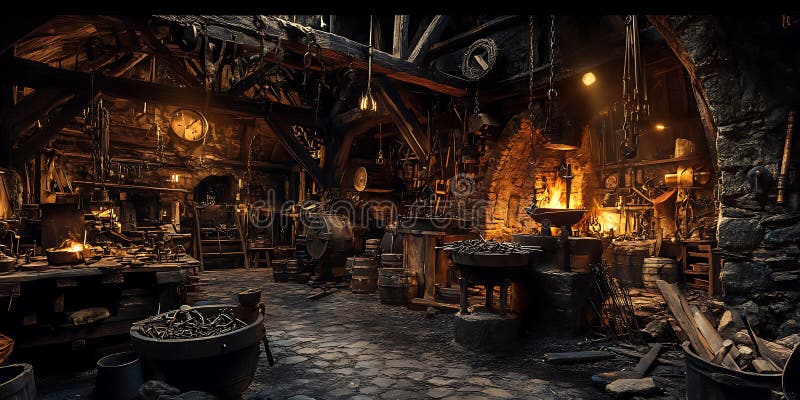 Nostalgic Medieval Blacksmith Workshop with Live Demonstrations for a ...