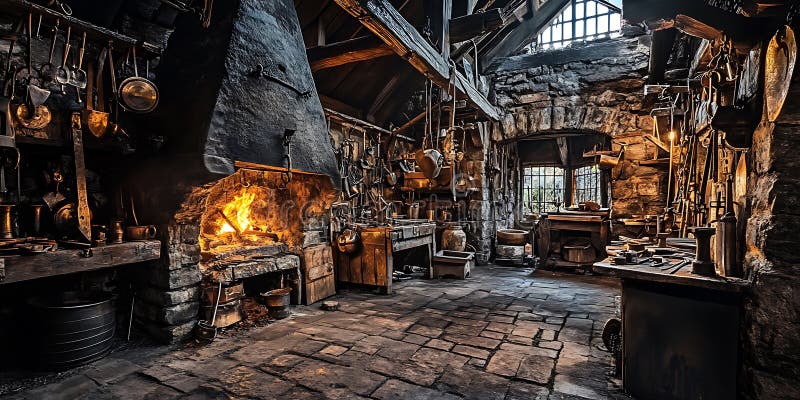 Nostalgic Medieval Blacksmith Workshop with Live Demonstrations for a ...
