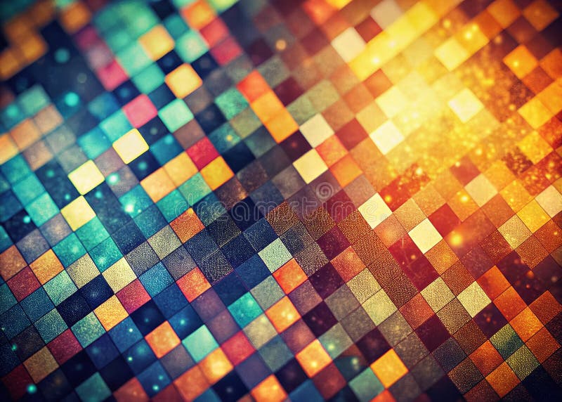 Nostalgic Pixelated Background a Grungy Vintage Texture Perfect for ...