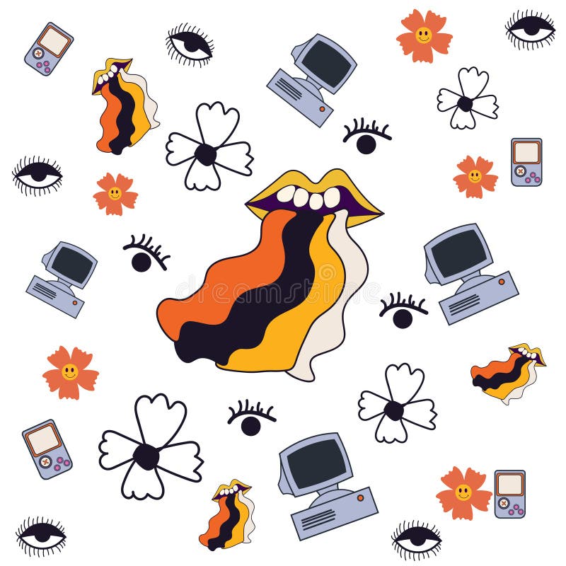 90s Pattern Computer Stock Illustrations – 1,857 90s Pattern Computer ...