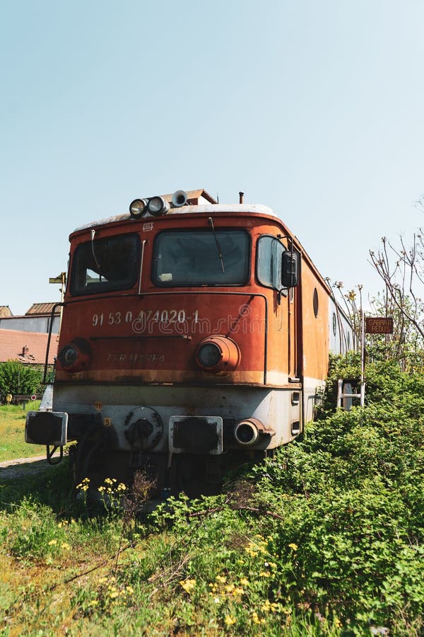 Nostalgic Rustic Scene of a Railway Station Located in Severin, Romania ...