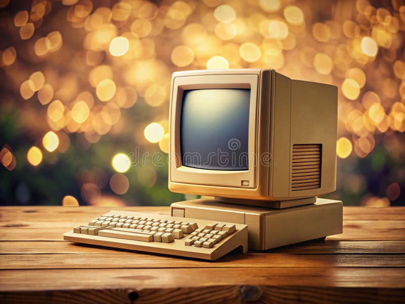 Classic Beige Desktop Computer Stock Illustrations – 249 Classic Beige ...
