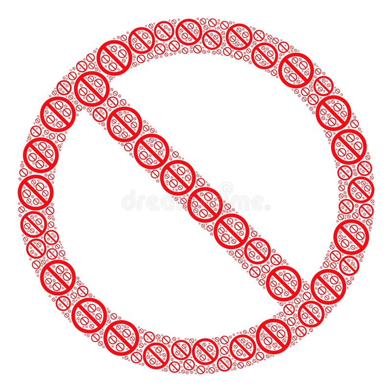 Not Allowed Collage of Not Allowed Icons and Grunge Censored Mail Stamp ...