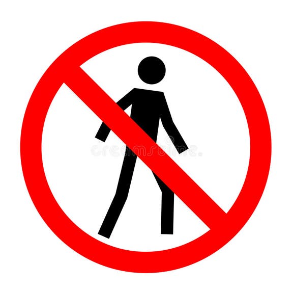 No People Allowed Sign Stock Illustrations – 1,472 No People Allowed ...