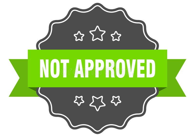 Fda approved label stock vector. Illustration of sign - 158943385