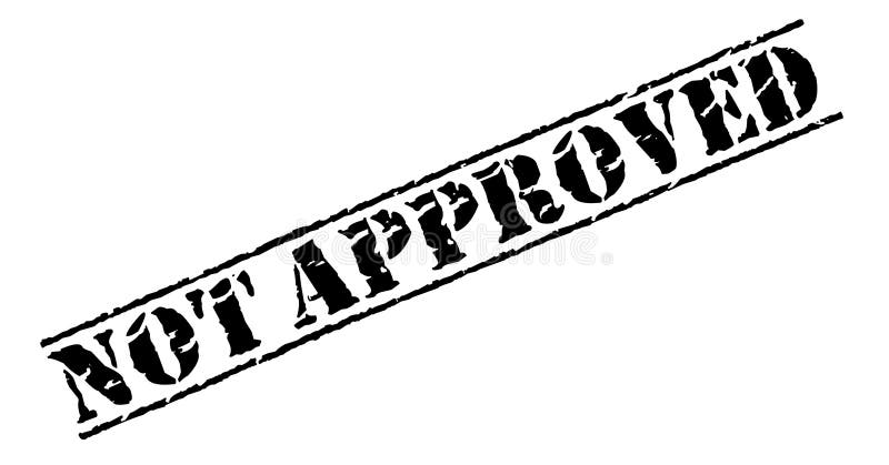 Not Approved Stamp Stock Illustrations – 415 Not Approved Stamp Stock ...