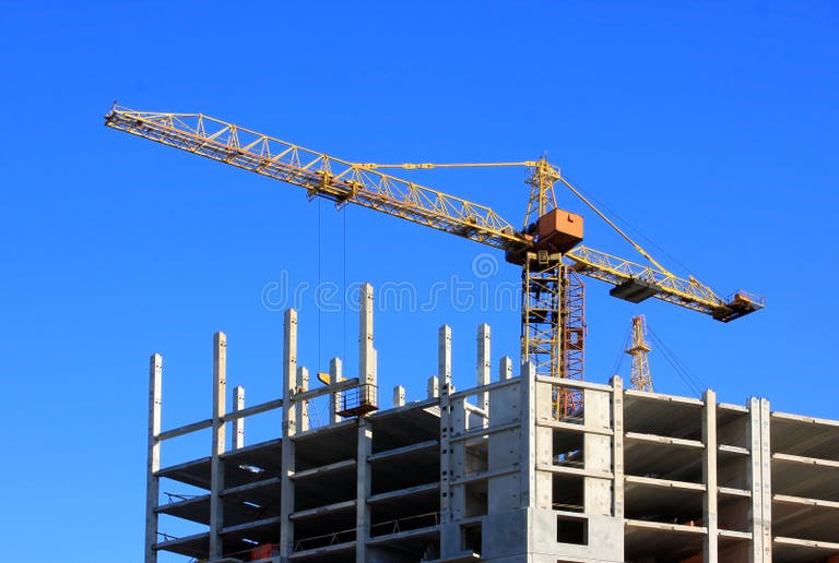 Not completed building 1 stock image. Image of construction - 11376009