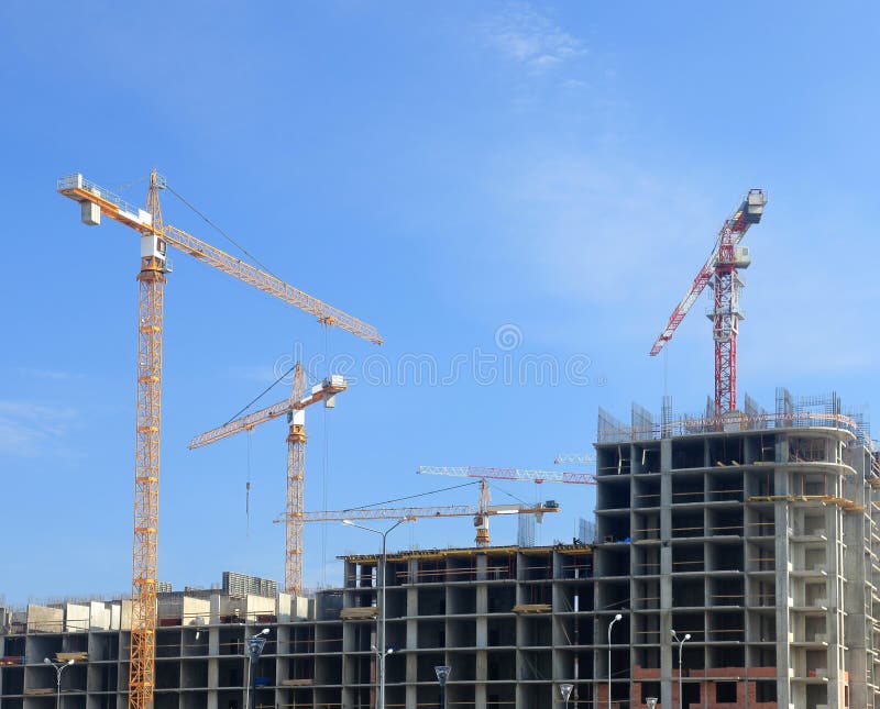 Not completed building stock photo. Image of construction - 33523354