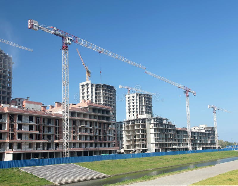 Not completed building stock photo. Image of construction - 33523354