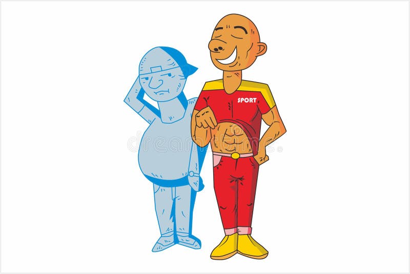 Man Pot Belly Stock Illustrations – 66 Man Pot Belly Stock ...