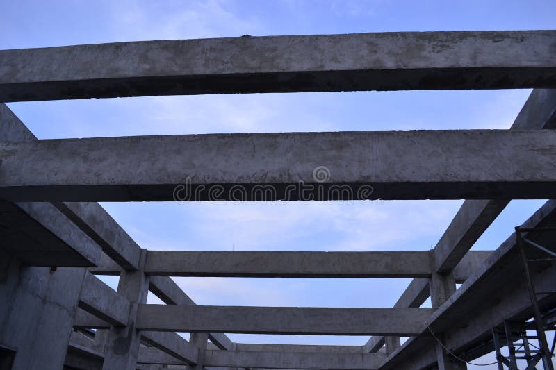 Not after the Construction of the Building Structure Stock Photo ...