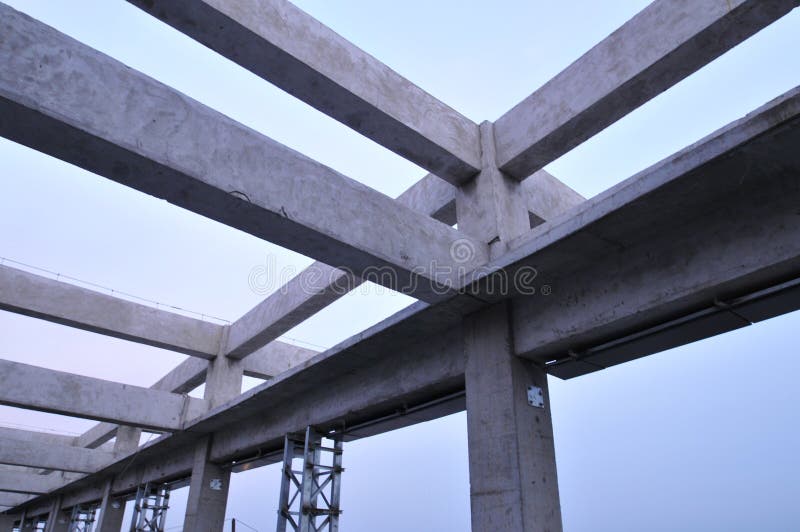 Not after the Construction of the Building Structure Stock Photo ...