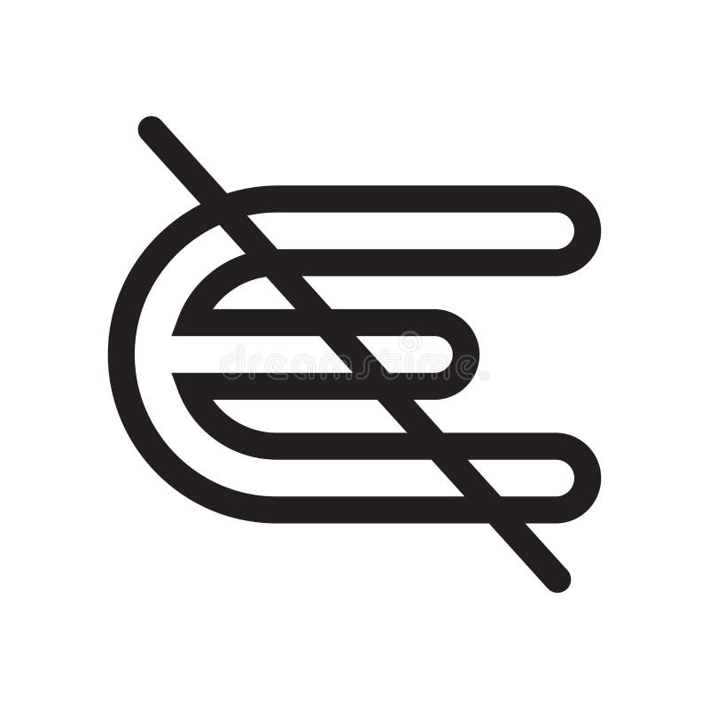 Is Not an Element of Icon Vector Sign and Symbol Isolated on White ...