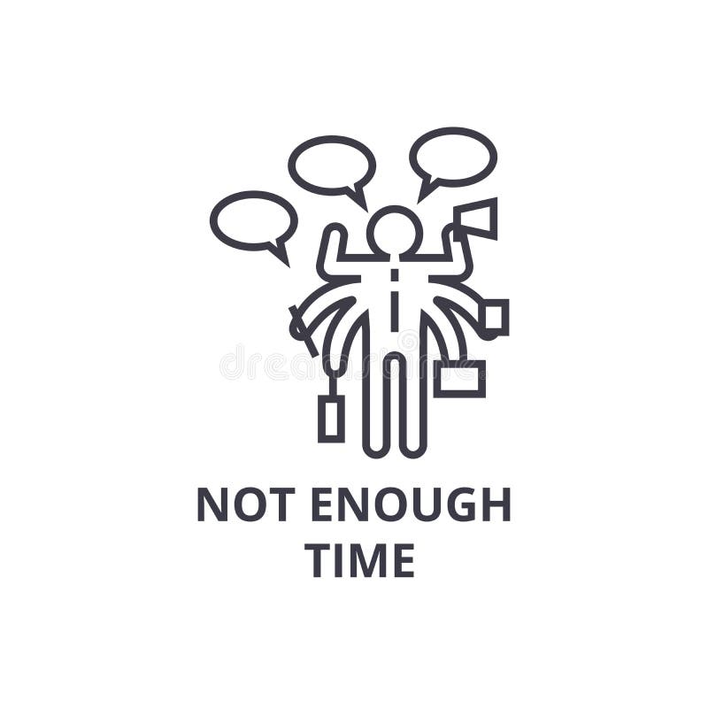 Time has not enough stock illustration. Illustration of digital - 2180133