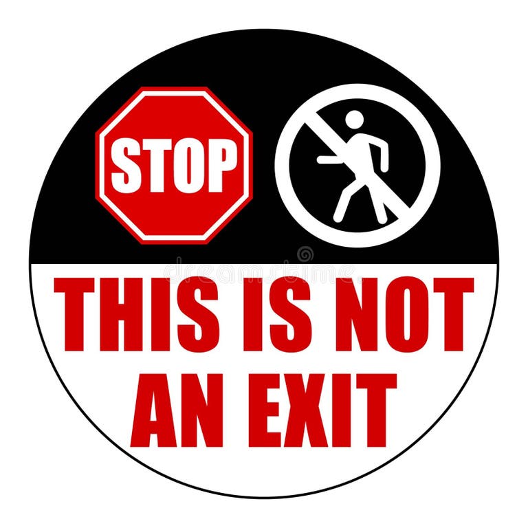 No Entry Exit Stock Illustrations – 861 No Entry Exit Stock ...